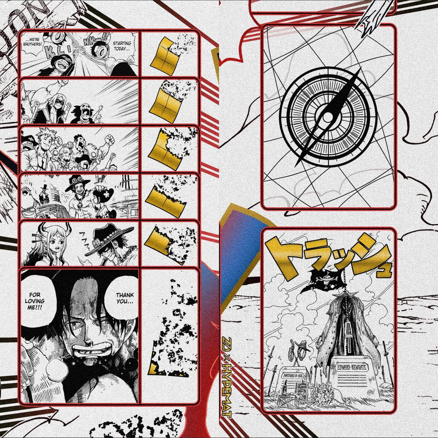 Ace Playmat – Cross Fire One Piece TCG – Premium 3mm